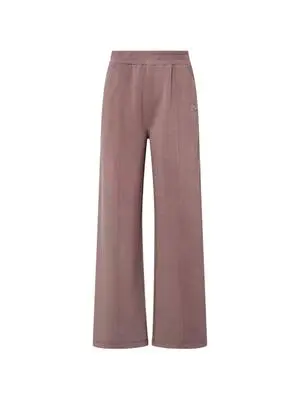 Liu Jo Pink Sequin Logo Wide Leg Track Pants - Brown
