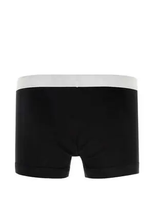 TOM FORD Set Of Two Boxer Shorts With Logo Stripe - Black