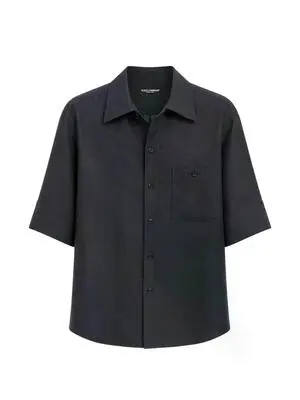 Dolce & Gabbana Logo Short-sleeve Shirt - Black