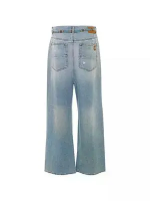 Amiri Flannel Repair Jeans