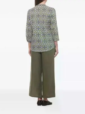 EMME V-neck Printed Shirt