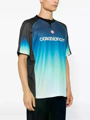 Casablanca Gradient Logo Print T-shirt