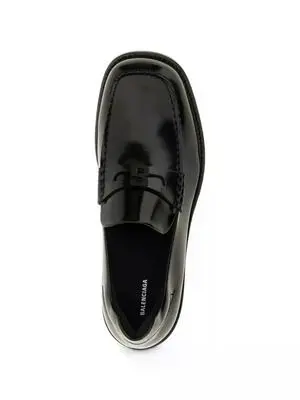 Balenciaga Shiny Calfskin Loafers