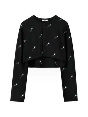 RIER Walker Floral Embroidered Shirt