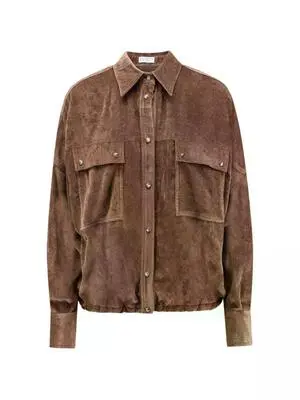 Brunello Cucinelli Corduroy Shirt - Brown