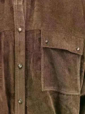 Brunello Cucinelli Corduroy Shirt - Brown