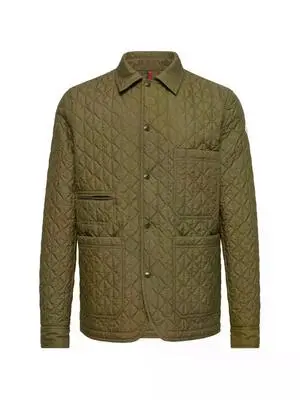 Moncler Theoline Quilted Shirt Jacket - Green