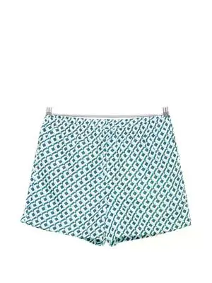 Casablanca Print-detail Pocket Swim Shorts - White