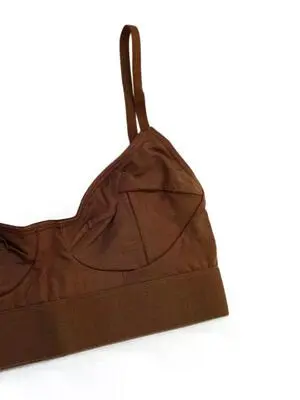 BASERANGE Elasticated-band Bra