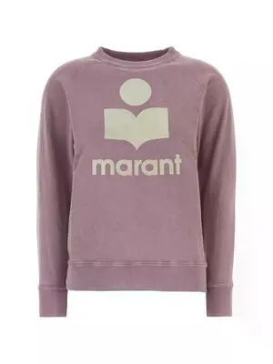 MARANT ETOILE Logo Print Raglan Sleeve Sweatshirt