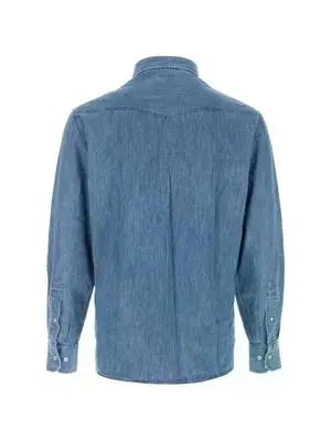 Brunello Cucinelli Western-style Press-stud Shirt