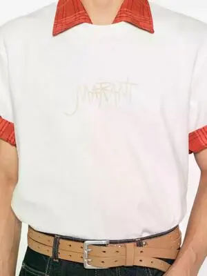 MARANT Logo-embroidered T-shirt