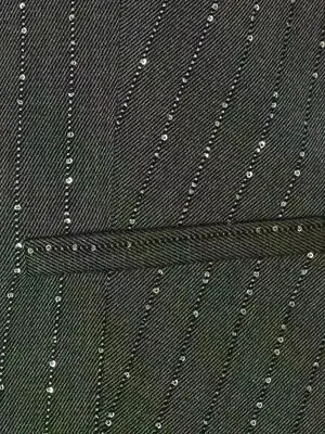 Liu Jo Pinstripe Vest With Strass Embellishments