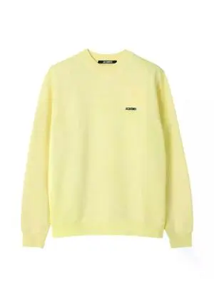 Jacquemus Logo-patch Sweatshirt - Yellow