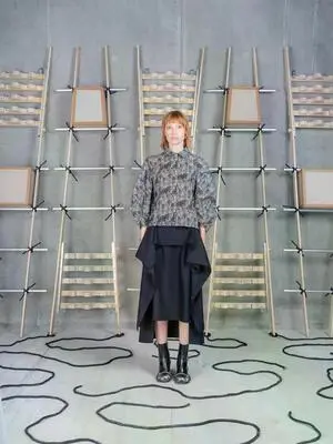 Henrik Vibskov Blanket Midi Skirt
