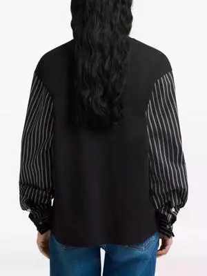 Marni Striped-sleeve T-shirt