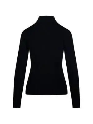 P.a.r.o.s.h Ribbed-knit Tie-neck Sweater