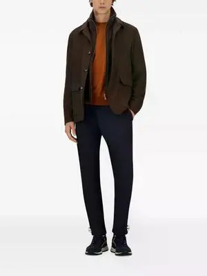 Herno Padded Single-breasted Blazer - Brown