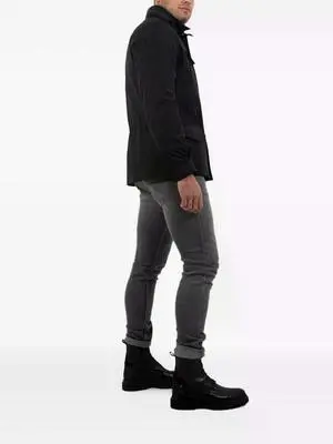 POCHE PARIS Faux-fur Trim Field Jacket