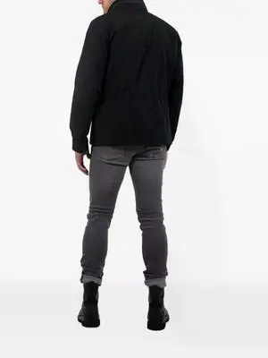 POCHE PARIS Faux-fur Trim Field Jacket