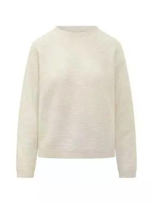 Fabiana Filippi Textured-knit Crew-neck Sweater - Neutrals