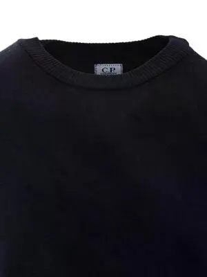 C.P. COMPANY Lens Detail Crew Neck Sweater