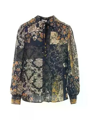 Liu Jo Paisley-print Shirt - Blue