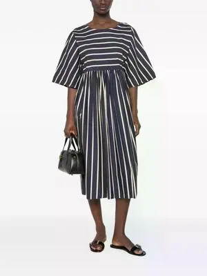 Liviana Conti Striped Midi Dress