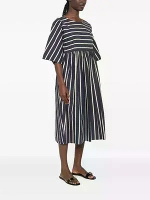 Liviana Conti Striped Midi Dress