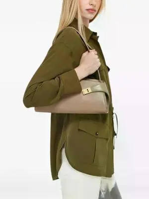 FERRAGAMO Gancini Leather Shoulder Bag