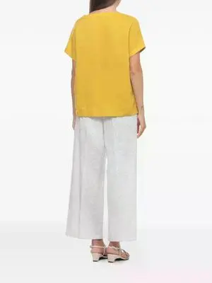 EMME Linen Short-sleeved Blouse
