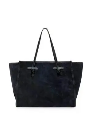 GIANNI CHIARINI Miss Marcella Suede Tote Bag - Blue
