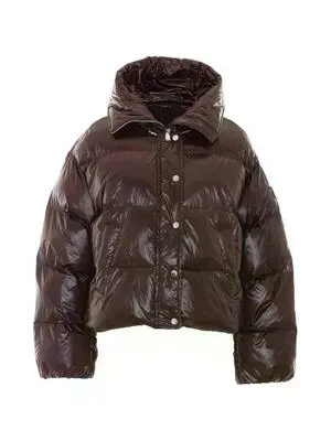 Pinko Impasto Padded Jacket - Brown