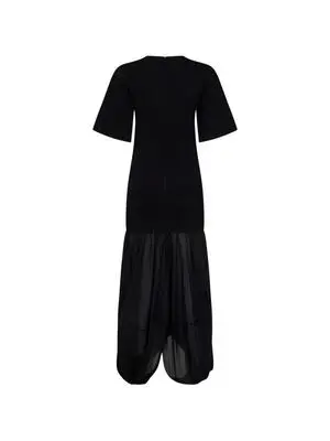 TOTEME Asymmetric Pleated Dress