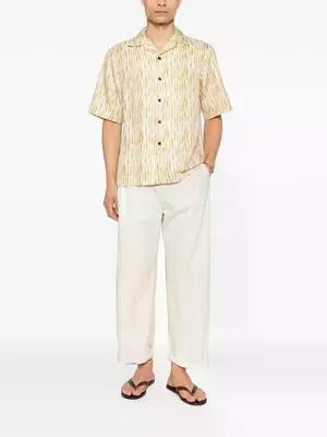 Commas Stripe-pattern Shirt - Neutrals