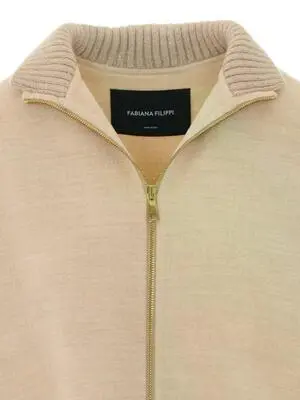 Fabiana Filippi Zip-up High-neck Coat