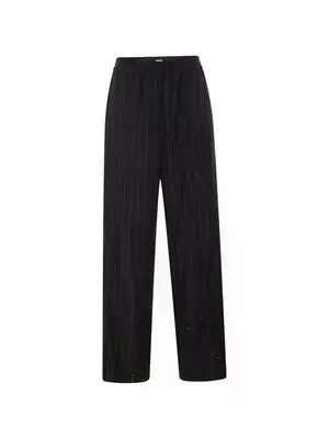 Brunello Cucinelli Pinstripe Sequin-embellished Trousers - Blue