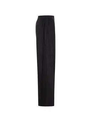 Brunello Cucinelli Pinstripe Sequin-embellished Trousers