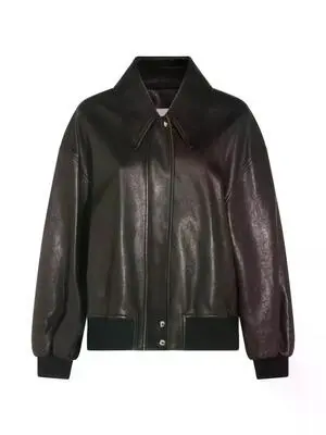 Khaite Shelman Leather Jacket