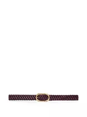 ANINE BING Signature Link Belt Braided Fig