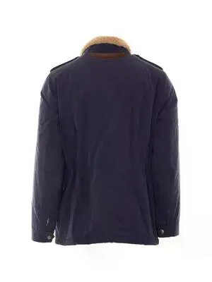 Brunello Cucinelli Shearling-collar Multi-pocket Jacket - Blue
