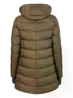 Herno Ribbed-cuff Hooded Padded Coat