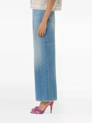 Valentino Garavani Whiskering-effect Jeans