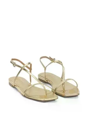 AeydĒ Ella Flat Leather Sandals