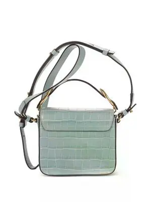 Chloé Crocodile-effect Cross Body Bag - Blue