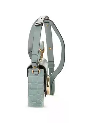 Chloé Crocodile-effect Cross Body Bag - Blue