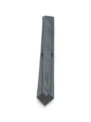 Giorgio Armani Geometric-patterned Tie