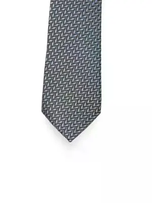 Giorgio Armani Geometric-patterned Tie
