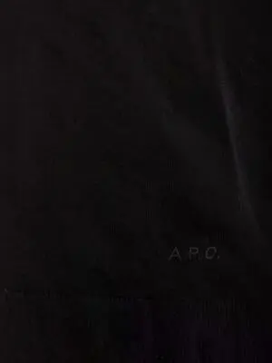 A.p.c. Philomena Logo-embroidered Sweater - Black