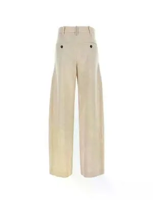 Brunello Cucinelli Pleated Wide-leg Trousers